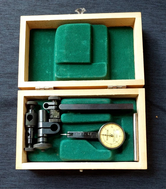 VINTAGE FEDERAL M-2 Testmaster Dial Indicator .0001" With Mount ...