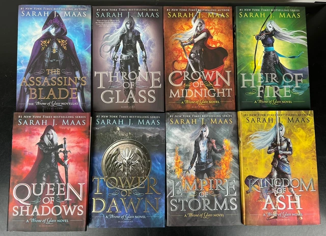 ENSEMBLE COMPLET ORIGINAL trône de verre boîte rigide livre complet ...