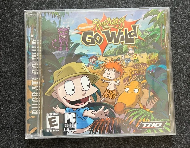 NICKELODEON RUGRATS GO Wild PC CD-ROM Windows 98/XP W/Manual 2003 ...