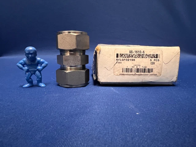 RACCORD DE TUBE Swagelok SS-1610-6 en acier inoxydable, Union, 1 po. Tube OD EUR 64,64 - PicClick FR