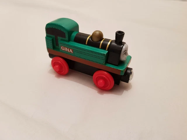 THOMAS THE TANK Engine & Friends WOODEN GINA WOOD TRAIN RARE £49.99 ...
