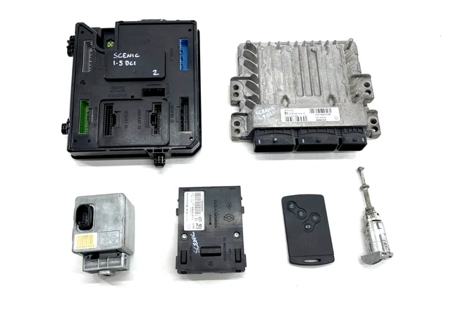 RENAULT SCENIC MK3 Full Ecu Kit And Lock Set 1X Key 1.5 Dci 2009-2015 ...