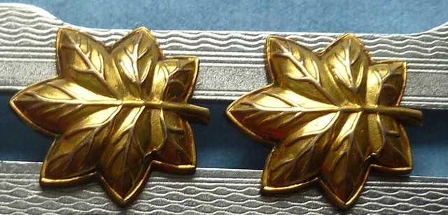 WW2 US NAVY Lieutenant Commander And Usmc Major Collar Devices H&H - No ...