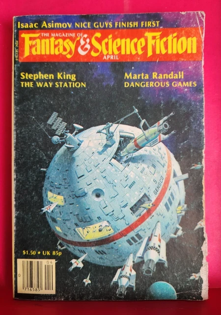 STEPHEN KING PART 2 GUNSLINGER Fantasy & Science Fiction Magazine APRIL ...