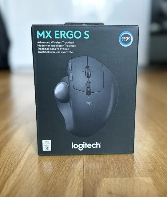 LOGITECH MX ERGO S Advanced Wireless Trackball Mouse, USB-C ...