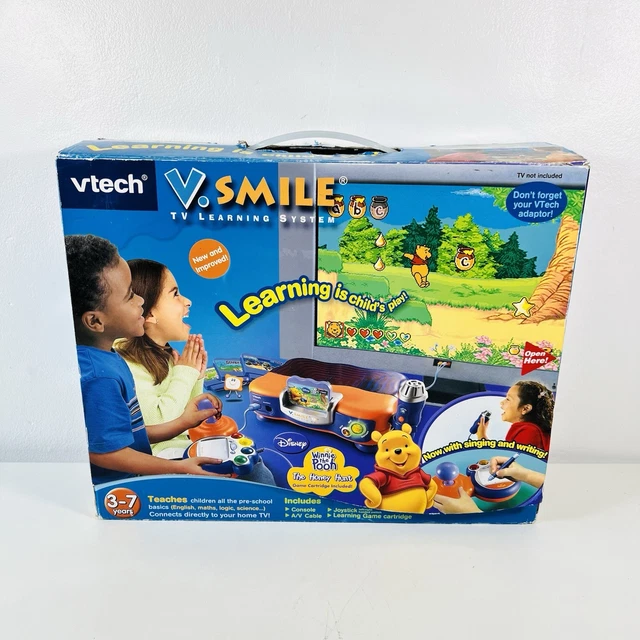 VTECH V.SMILE TV Learning System Console Winnie The Pooh Game Tested ...