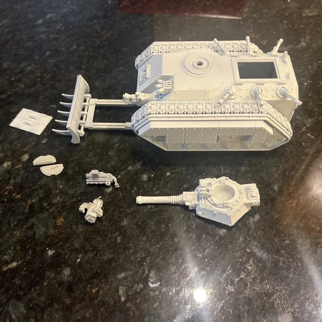 RARE FORGE WORLD Chimera Auto Cannon Turret With Command Figure £53.11 ...