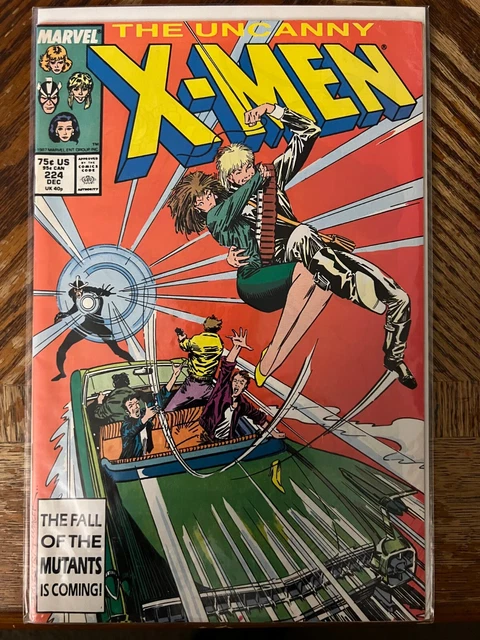 THE UNCANNY X-MEN #224 1987 bande dessinée Marvel Comics EUR 5,77 ...