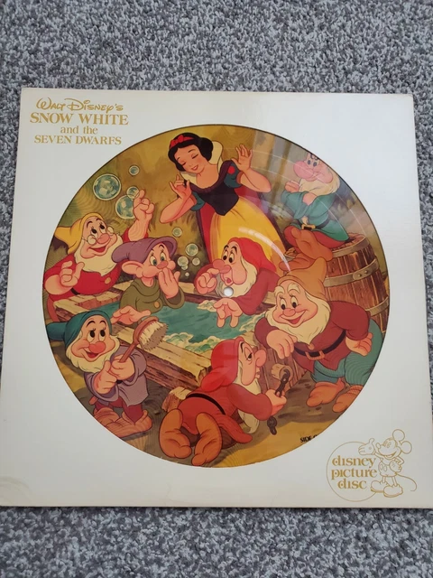 Walt Disney Snow White And The Seven Dwarfs Vinyl Picture Disc