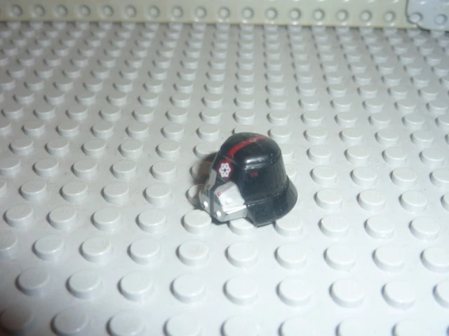 LEGO MINIFIGURE HEADGEAR Helmet Sith Trooper Réf 98117pb01 Set 75025 ...