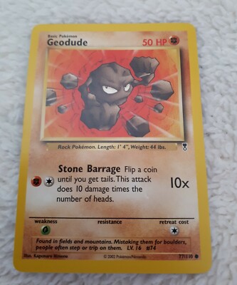 POKEMON LEGENDARY COLLECTION trading card game Geodude 77/110 (TCG) £3. ...