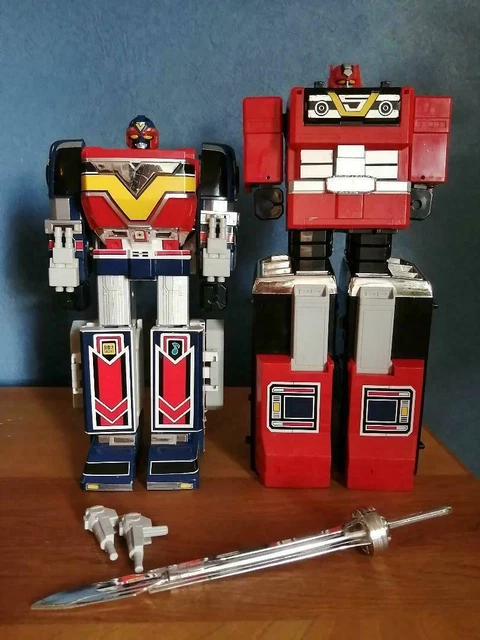 POWER RANGERS CHIKYUU Sentai Fiveman DX Star Five Robo Megazord Set ...