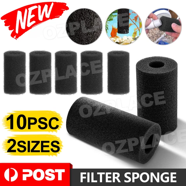 10PCS FILTER INTAKE Sponge Fry Saver Filter Protection Sponge Aquarium ...