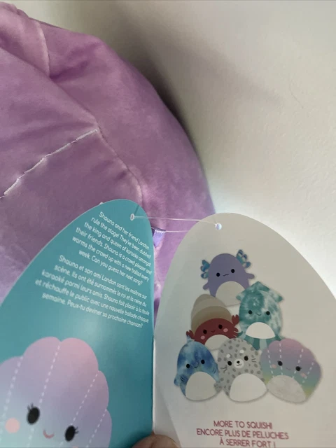 SQUISHMALLOW 12” SHAUNA The purple Shell !! Brand New!! Hard To Find ...