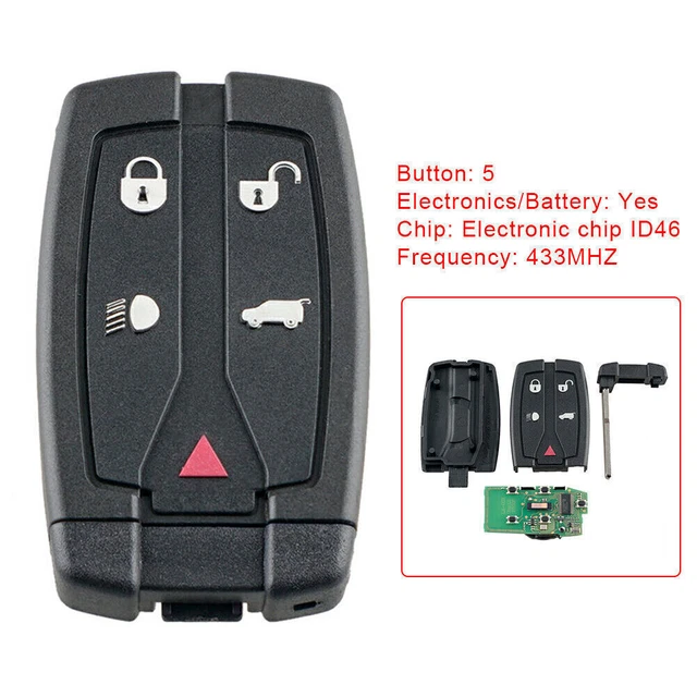 KEYLESS ENTRY REMOTE Car Key Fob 433Mhz for 05-2012 Land Rover LR2 ...