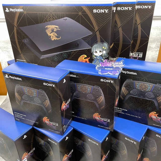 PS5 FINAL FANTASY XVI FF16 Limited Edition DualSense Controller & Cover ...