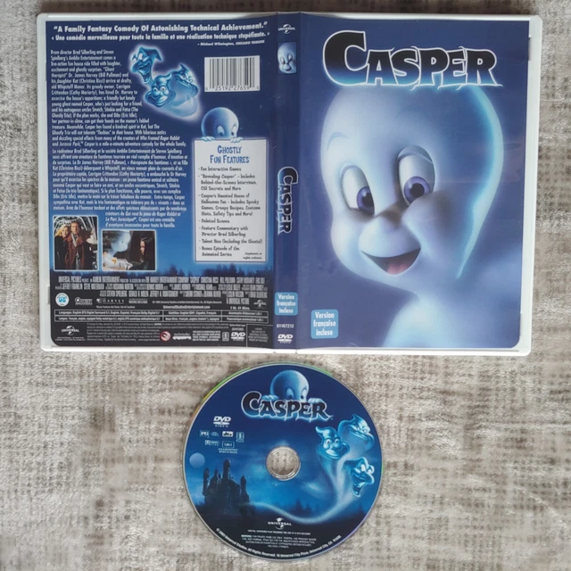 CASPER DVD CHRISTINA Ricci 1995 $5.49 - PicClick CA