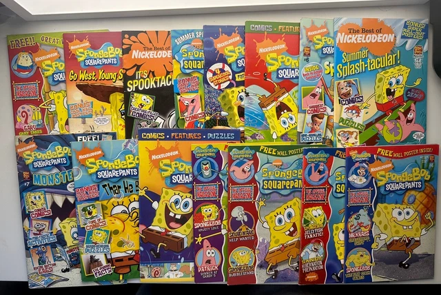 NICKELODEON SPONGEBOB SQUAREPANTS Comic Magazine Mega Bundle Deal x 15 ...