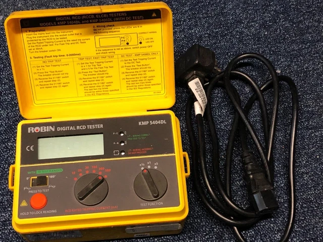 ROBIN DIGITAL RCD SOCKET TESTER Model: KMP5404DL £41.27 - PicClick UK