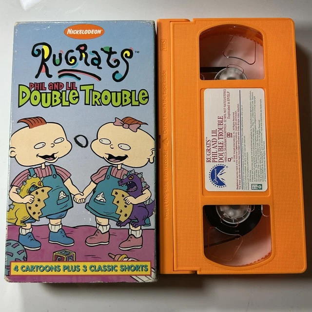 RUGRATS PHIL AND Lil Double Trouble VHS 1996 Animation Nickelodeon £8. ...