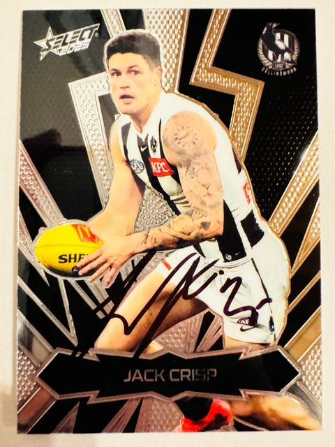 JACK CRISP **HAND Signed** 2025 Collingwood Select Thunderbolt Card $19 ...