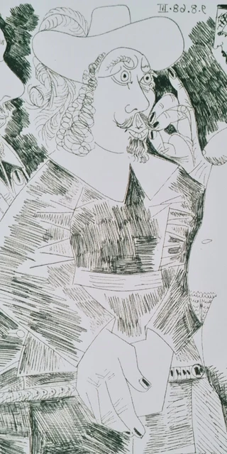 PABLO PICASSO * Young woman... * 38 x 28 cm * signed lithograph*limited ...