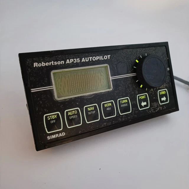 SIMRAD ROBERTSON AP35 Autopilot Control Unit Controller Display ...