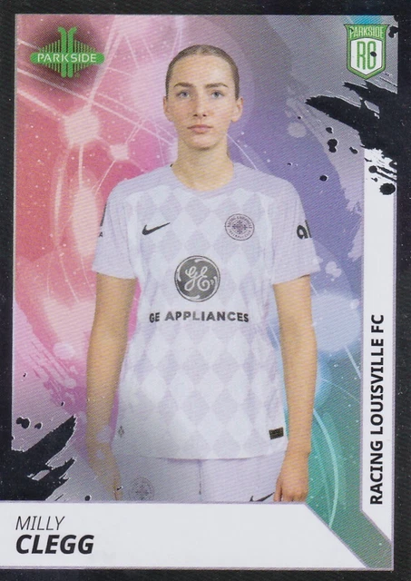 2024 PARKSIDE NWSL Foglio d'argento #32 Milly Clegg Racing Louisville ...