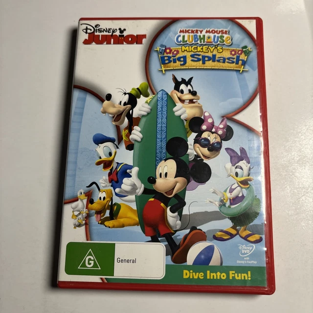 MICKEY MOUSE CLUBHOUSE - Mickey's Big Splash (DVD, 2006) Region 4 $9.99 ...