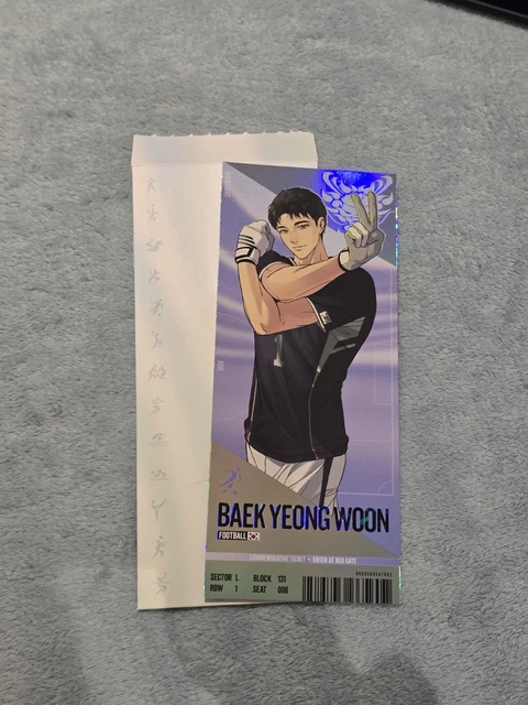 BL MANHWA TEAM Lezhin 2024 Official backlight Baek Yeongwoon Ticket ...