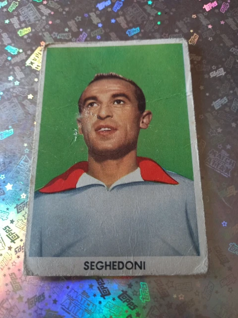 FIGURINA CARTONATA SIDAM Il Calcio Italiano 1960-61 Bari Seghedoni 21 ...