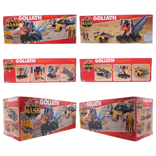 KENNER M. S. K. Mask GOLIATH Nevada Rushmore Matte Trakker US Box ...