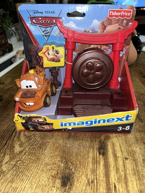 IMAGINEXT FISHER PRICE Disney Pixars Cars 2 Playset Mater Rare Set ...