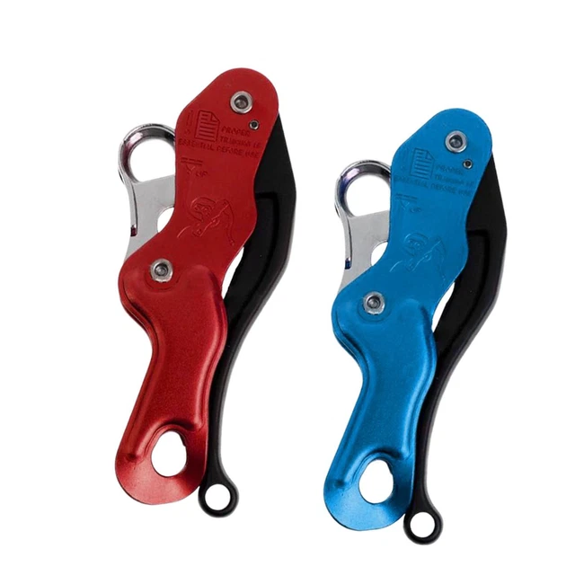 OUTDOOR ROCK CLIMBING Descender Self Braking Rappelling Gear for ...
