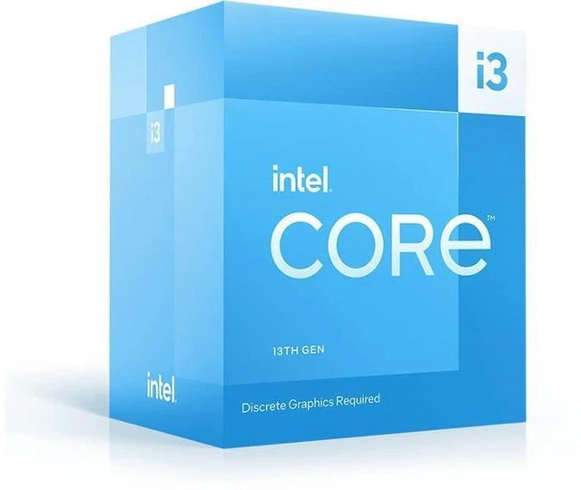 INTEL CORE I3-13100F 13th Gen Desktop Processor Socket 1700 4 Cores (8 ...