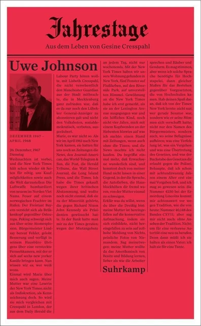 UWE JOHNSON JAHRESTAGE 2.. Bd.2 EUR 16,00 - PicClick DE