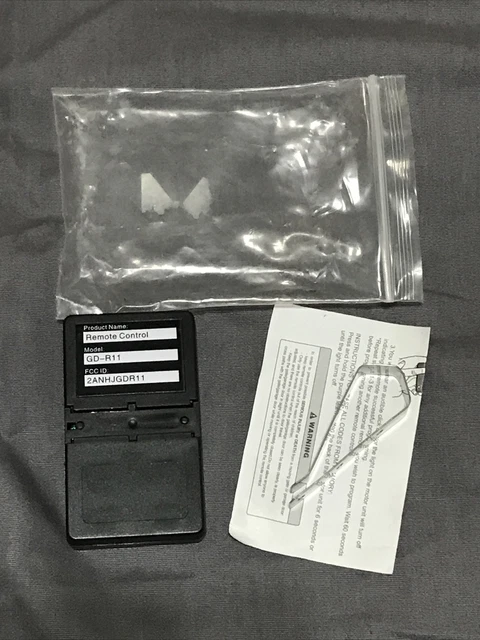 GARAGE 1 BUTTON Remote Control Model GD-R11 ( Replacement for ...