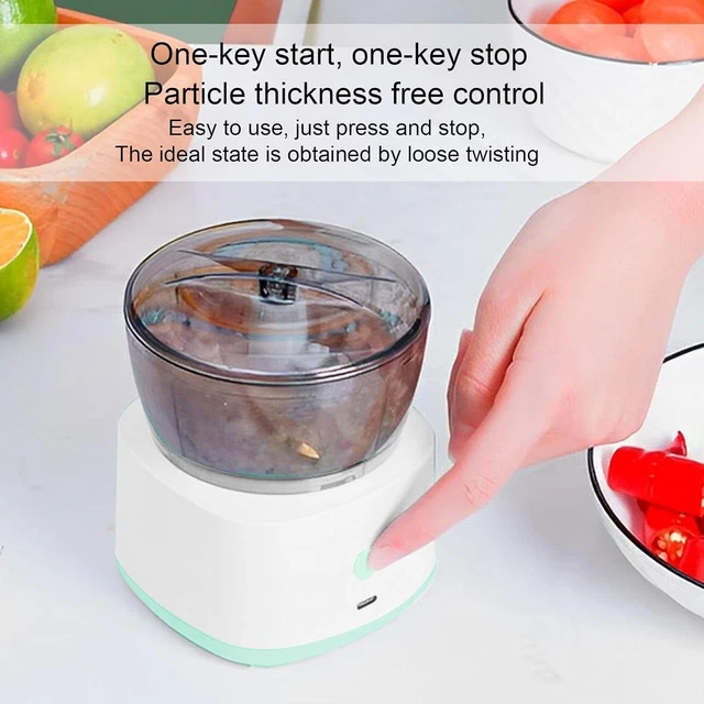 CORDLESS MINI FOOD Processor Electric Chopper Vegetable Mincer Mini ...