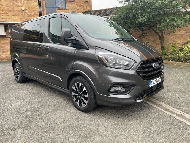 FORD TRANSIT CUSTOM sport crew van lwb 5 seater euro 6 £19,500.00 ...