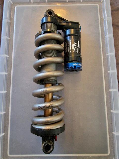 FOX SUSPENSION DHX RC4 Factory Rear shock with Ti spring 600x3 kashima ...