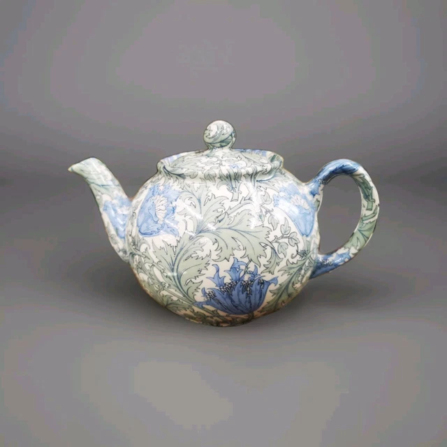 HERON CROSS POTTERY William Morris Style Teapot, 1 Pint Vintage Pottery ...