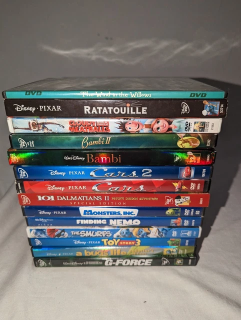 KIDS MOVIES DVD Lot(14) Disney Pixar Cars 1&2 Monsters Inc Bambi 1&2 Toy Story 3 £21.58 ...