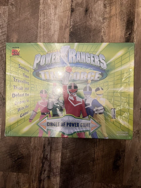POWER RANGERS TIME Force 'Circle of Power' Board Game- 2002 Fox Kids £ ...