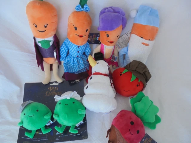 ALDI KEVIN THE Carrot Soft Toy Bundle Joblot x9 incl Snowman Marcus ...