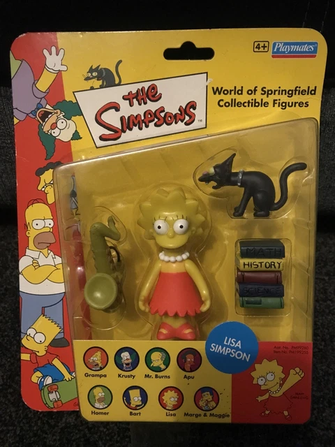 VINTAGE 2001 THE Simpsons World Of Springfield Lisa Playmates Boxed ...