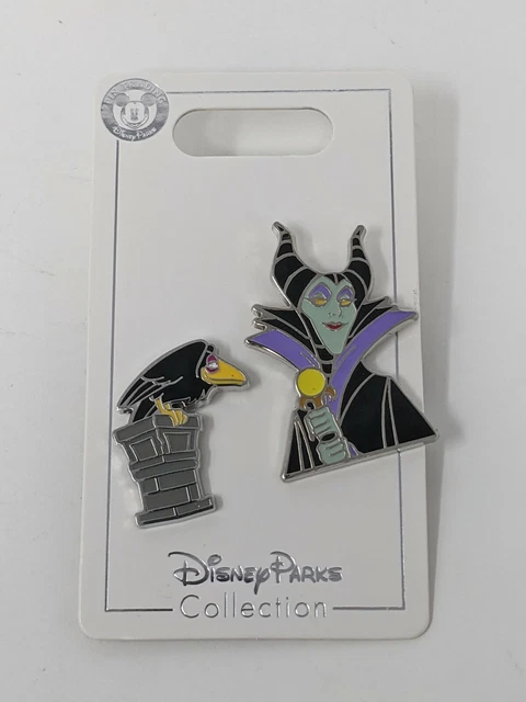 MALEFICENT DISNEY PIN Diablo Raven Sleeping Beauty 2-Set £19.86 ...