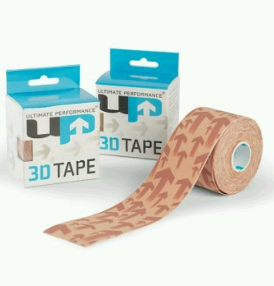 ULTIMATE PERFORMANCE 3D Kinesiology Tape 5cm x 5mtr (Promotes Blood ...