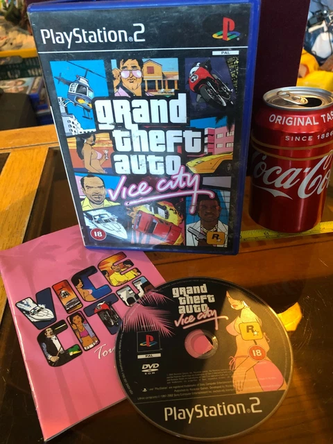 PS2 GAME GTA GRAND THEFT AUTO VICE CITY PS2 Playstation 2 Video Game ...