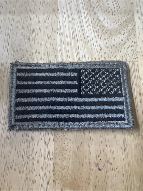 GREY TONED REVERSED American 🇺🇸 Flag Hook & Loop Patch £2.72 - PicClick UK