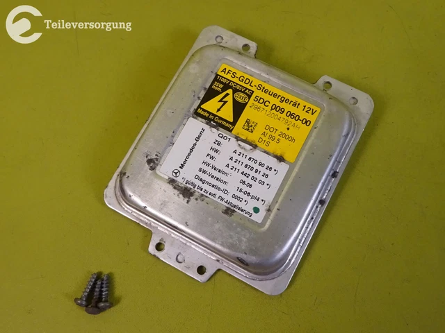 STEUERGERÄT VORSCHALTGERÄT, BI-XENON, W211 S211, Original-MB, A ...